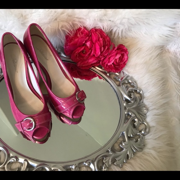 Delicious | Shoes | Pink Peeptoe Platform Pumps | Poshmark